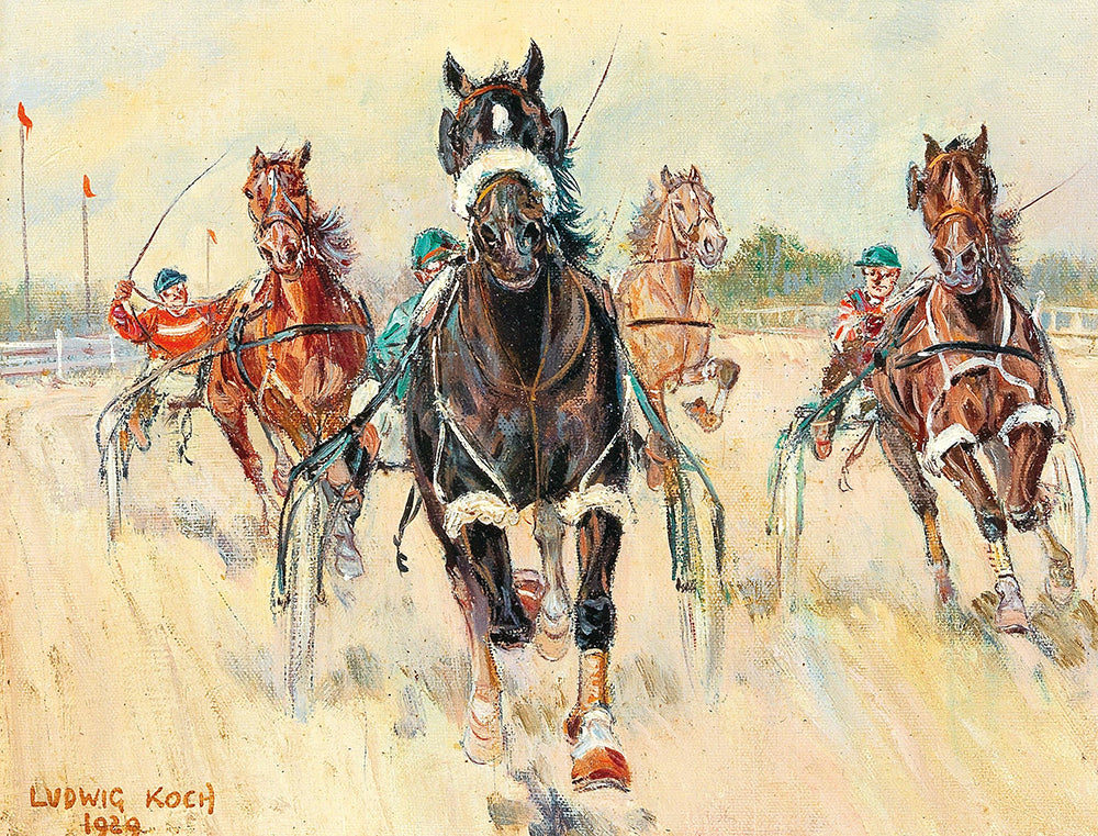 Trotting Races in the Krieau – MuseumPrints