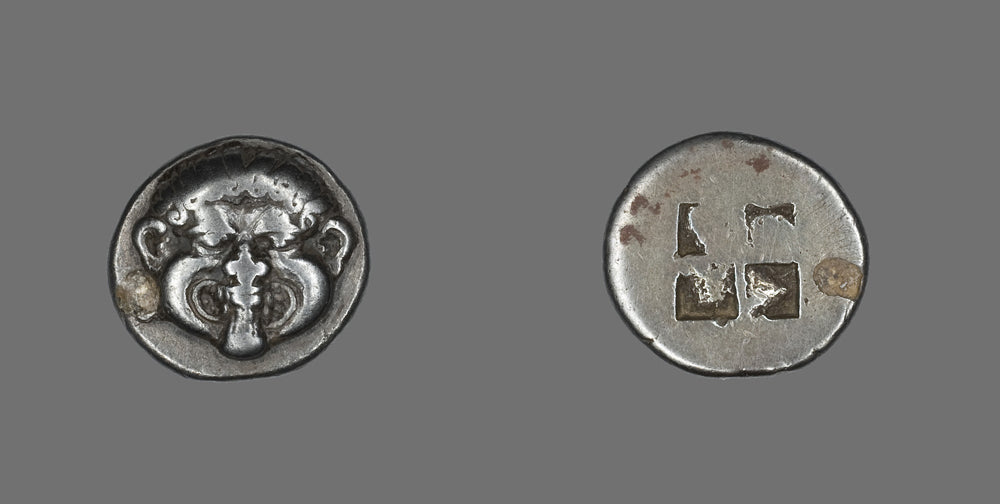 Drachm (Coin) Depicting a Gorgon by Ancient Greek – MuseumPrints