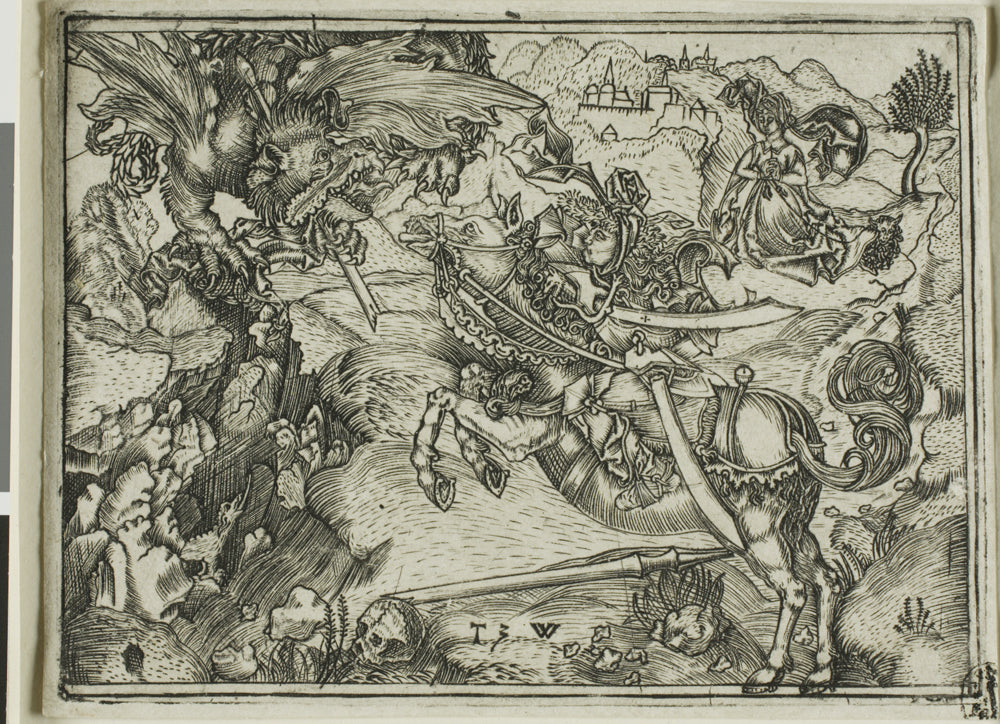 St. George Killing The Dragon by Telman of Wesel – MuseumPrints